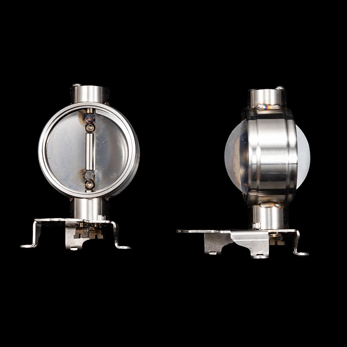 Mercedes Billet Exhaust Valve 76mm – 90? Reversed – BlackBoost – Europe